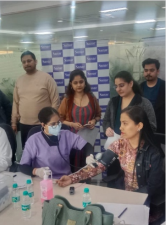 Health Screening Camp at I2K2 Networks, New Delhi